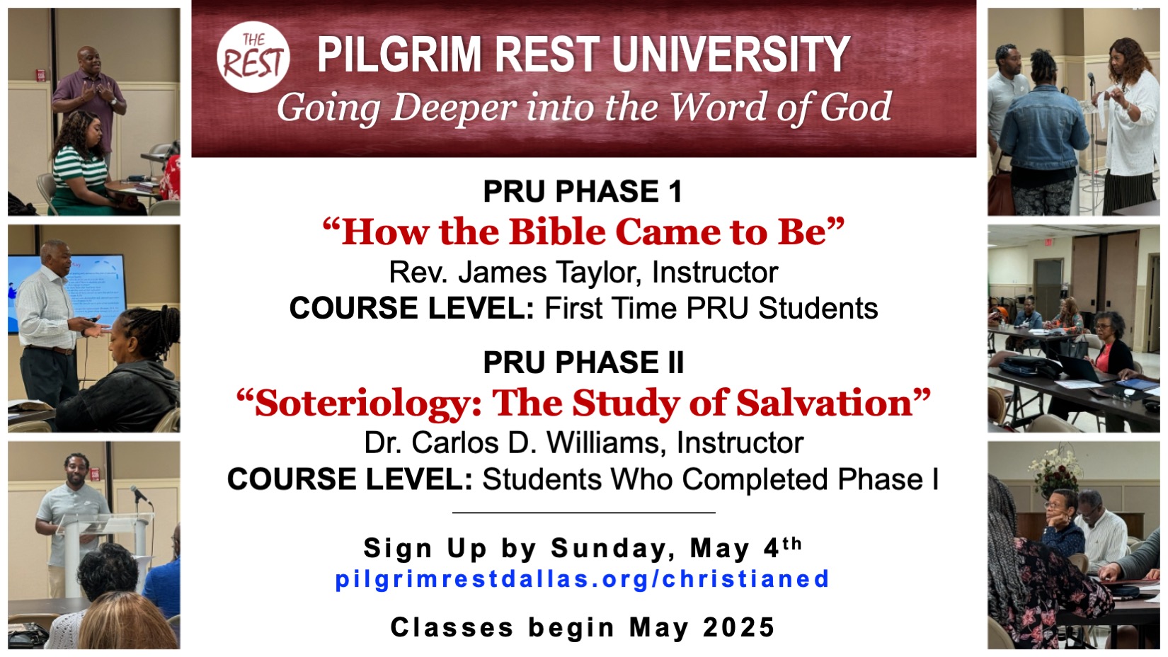 Christian Education | Pilgrim Rest Missionary Baptist Church